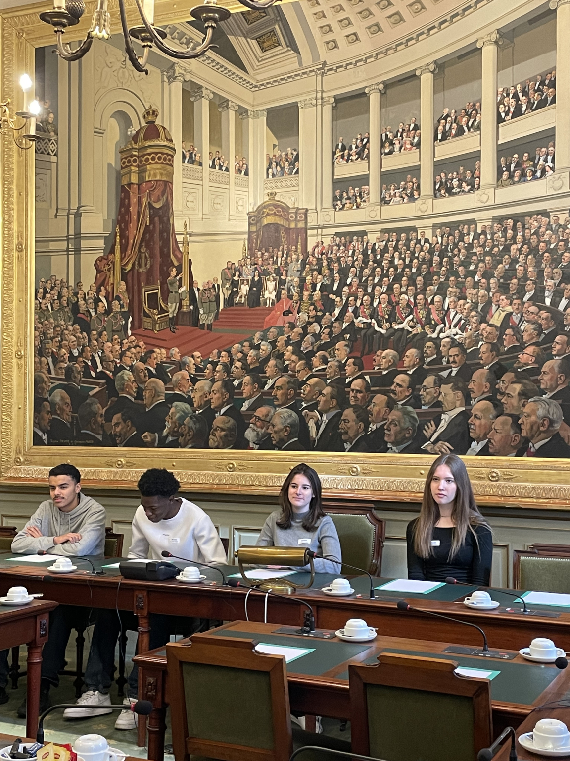 Visite du parlement et du sénat | Collège Saint-Joseph de Chênée